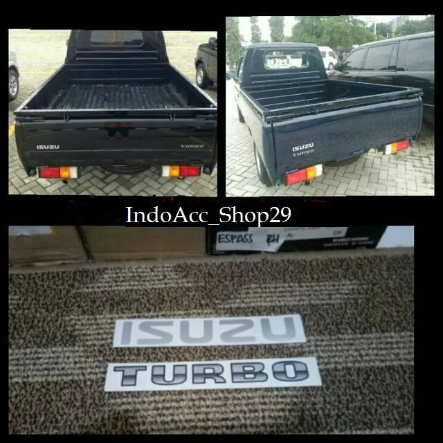Sticker Stiker Striping List Tulisan ISUZU TURBO Isuzu panther Turbo ...