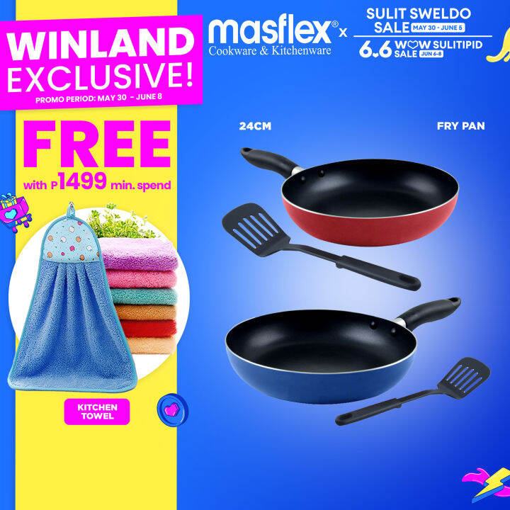Masflex by Winland Classic Series 24 cm Frying Pan Aluminum Non Stick ...