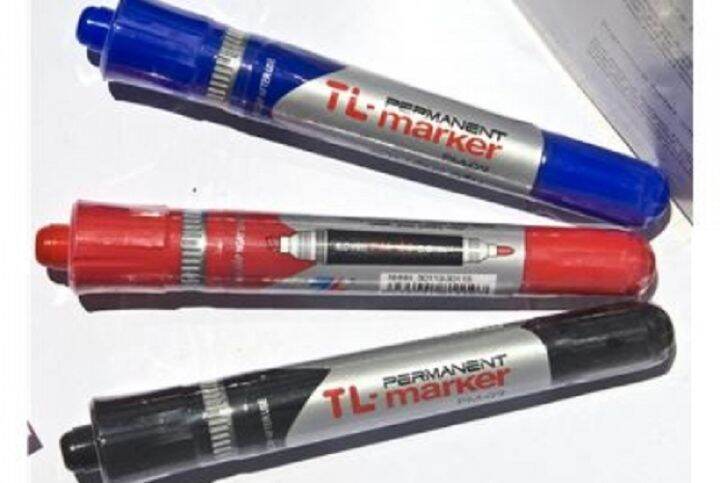 Bút lông dầu Thiên Long PM09. 1 hộp 10 cây. Loại lớn. Không xóa được ...