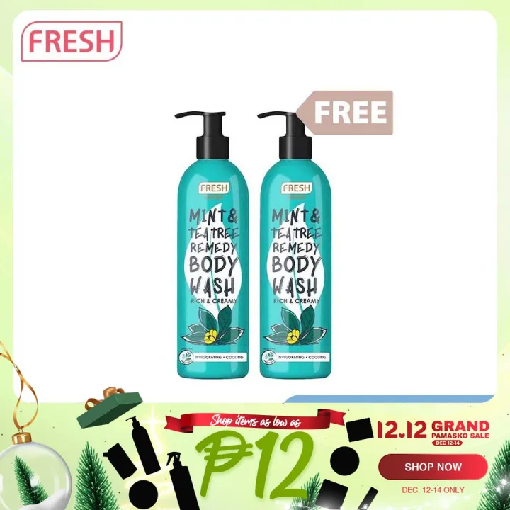 BUY 1 TAKE 1 Fresh Skinlab Mint & Tea Tree Body Wash | Lazada PH