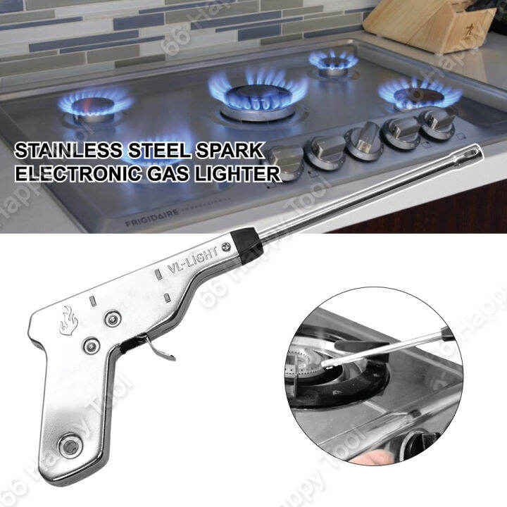 Stainless Steel 270mm Spark Electronic Gas Stove Lighter Torch Kitchen ...