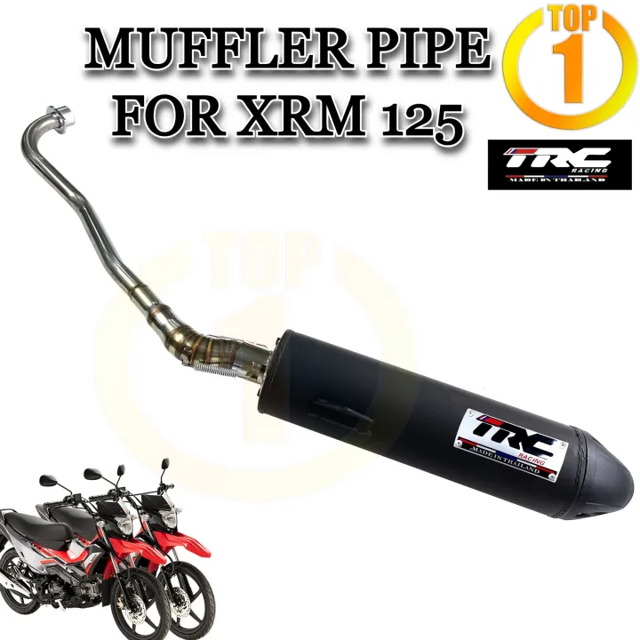 Motospeed 1 set Muffler v4 for Honda XRM 125 Full Exhaust System ...