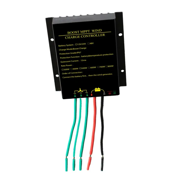 MPPT 0-800W 12V 24V 48V Booster Wind Power Charge Discharge Controller ...