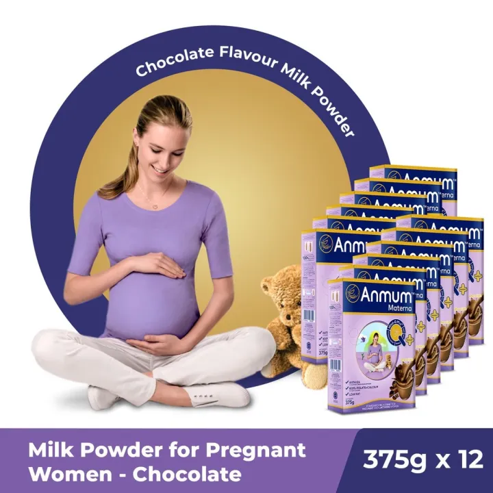 The new 2022 Anmum Materna Milk Powder Chocolate 375G x12 | Lazada PH