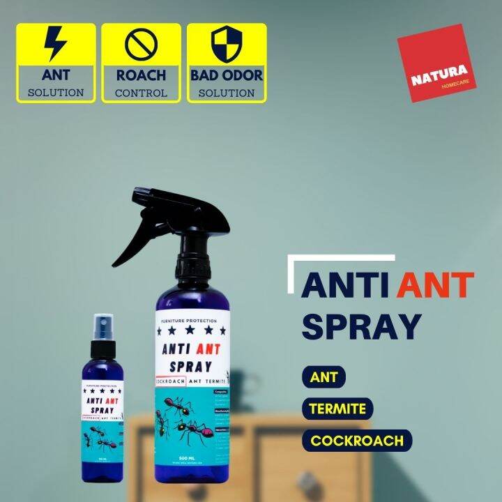 Natura Ant Killer Spray, Fast effective, safe, Effective on Cockroach ...