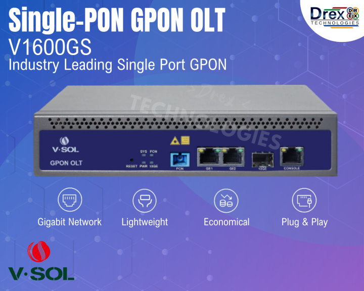 VSOL Single-PON GPON OLT V1600GS | Lazada PH