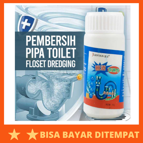 Pembersih Pipa Toilet Wc Floset Dredging / Bedak Bubuk Serbuk Obat ...