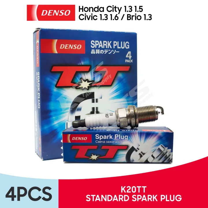 Denso K20TT Standard Spark plug for Honda City 1.3 1.5 GM2 GD8 / Civic ...