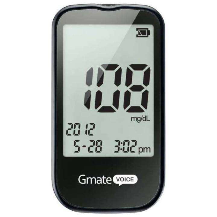 Original Gmate Voice Glucometer with 25 pcs. test strips (Made in Korea ...