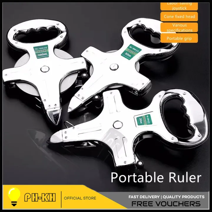 1PCS Stainless Steel Measuring Tape Rulers Retractable Metric System ...