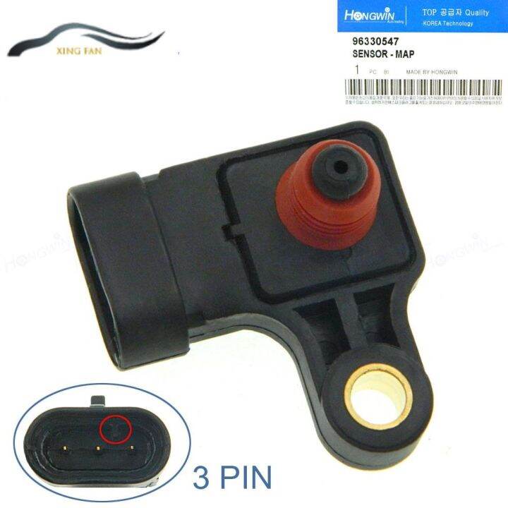 XINFAN 96330547 Manifold Absolute pressuRE MAP Sensor Fits Chevy Aveo 1 ...