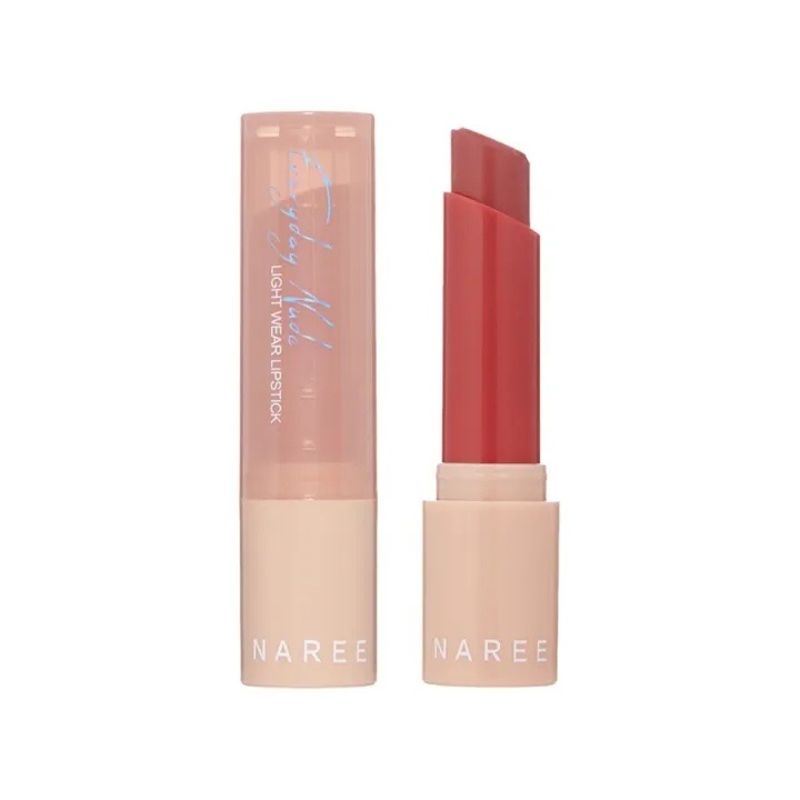 [แท้💯%] Naree นารี เอฟรี่เดย์ นู้ด ไลท์ แวร์ ลิปสติก 3.35ก #102 บัดดี้ ...