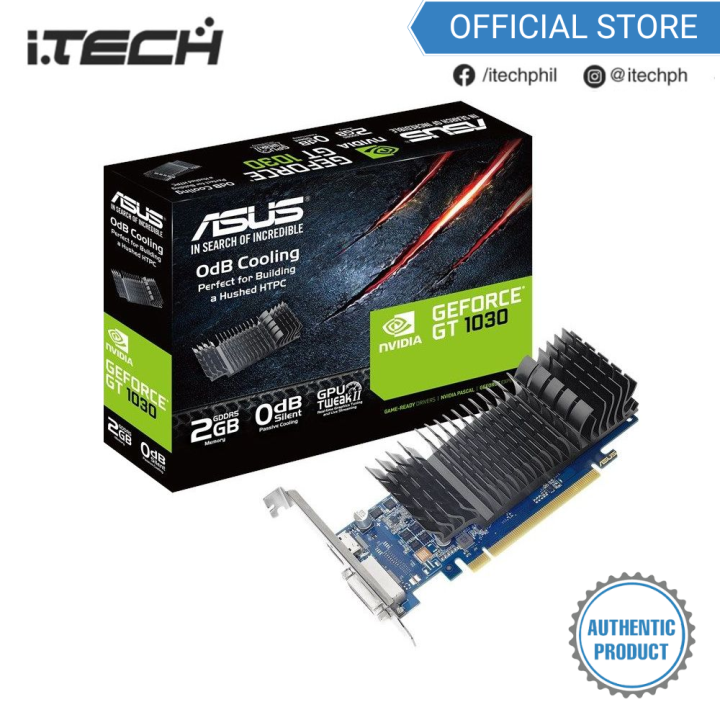 Asus GeForce GT 1030 2GB GDDR5 Graphics Card [GT1030-SL-2G-BRK] | Lazada PH