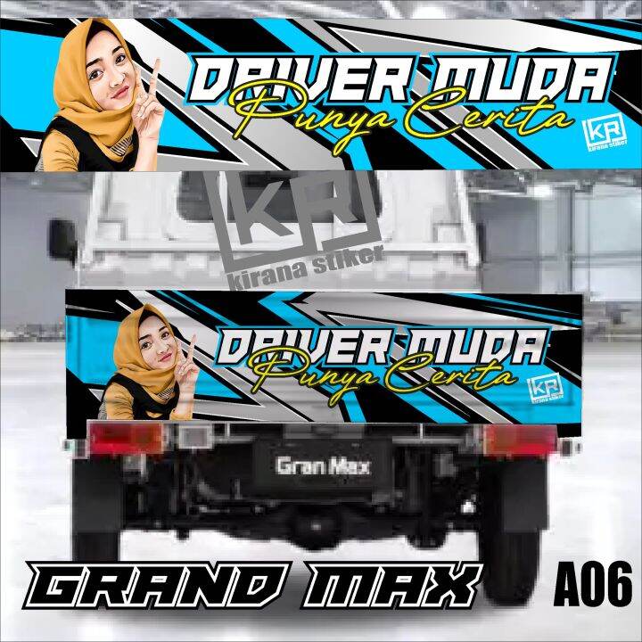 STICKER GRANDMAX PICK UP / STIKER BAK BELAKANG GRANDMAX / DECAL STICKER ...