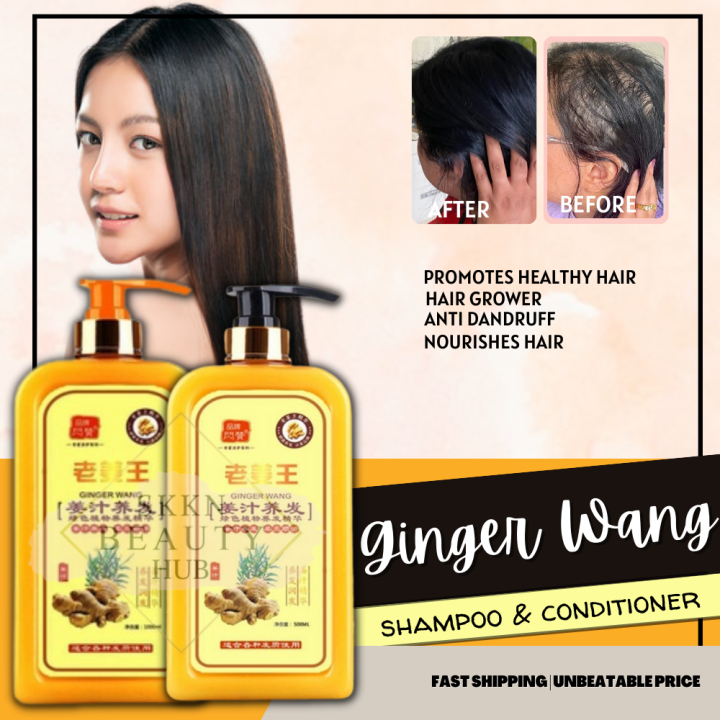 1000ML Original Natural Ginger Shampoo for Hair Loss Shampoo Hair ...