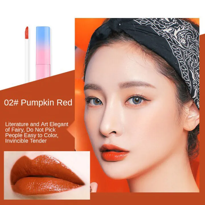 Lip Glaze Long Lasting Liptint Waterproof Velvet Lip Tint Gloss Lip Makeup Lipstick 6 Color ...