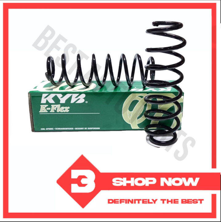 KYB 2pcs K-Flex Rear Coil Spring for Mitsubishi Mirage G4 Sedan A13A ...