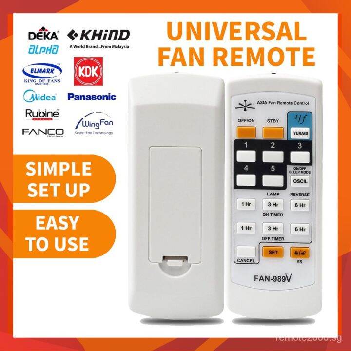 [Ready stock] Universal fan remote control wings ceiling Wall fan ...