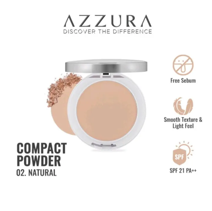 AZZURA Compact Powder / Bedak Padat / 14gr | Lazada Indonesia