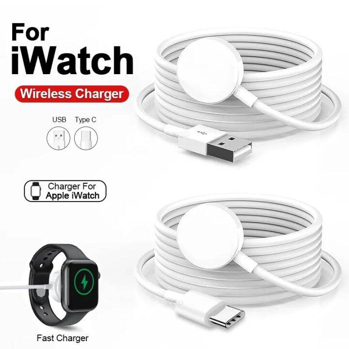 Type C Fast Magnetic Watch Charger for Apple i Watch S9 8 7 6 5 4 3 SE ...
