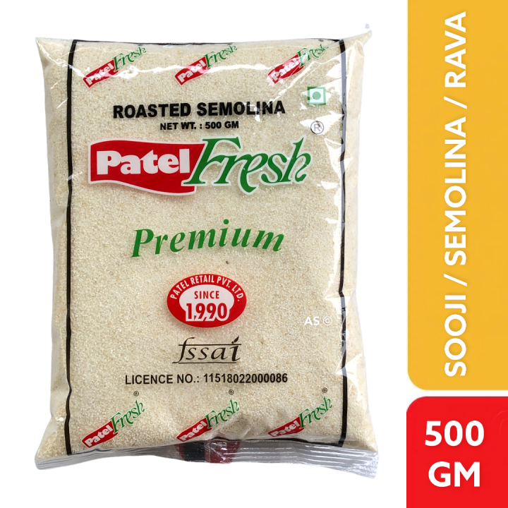 Sooji (Roasted Semolina) (Coarse Granules) แป้งเซโมลิน่า 500 กรัม ...