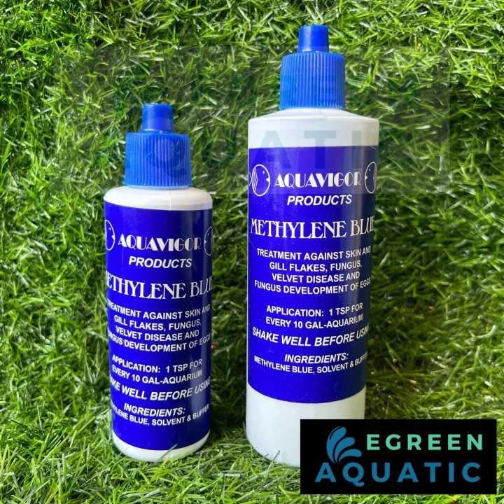 AQUAVIGOR Methylene Blue | Meth Blue Aquarium Tank Fish Medicine Gill ...