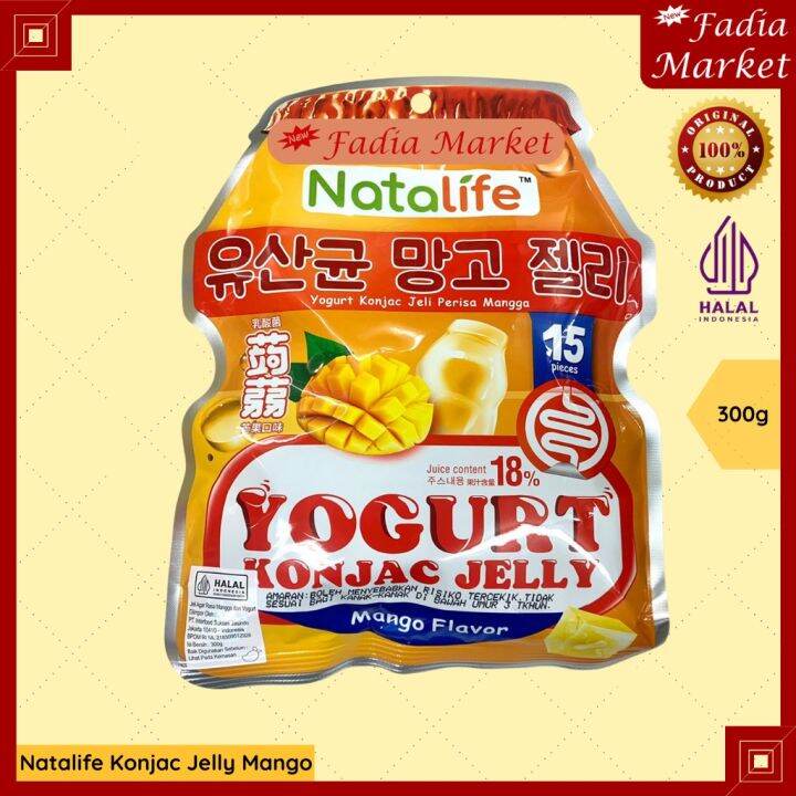 Natalife Yoghurt Konjac Jelly Mango Mangga Malaysia 300g | Lazada Indonesia