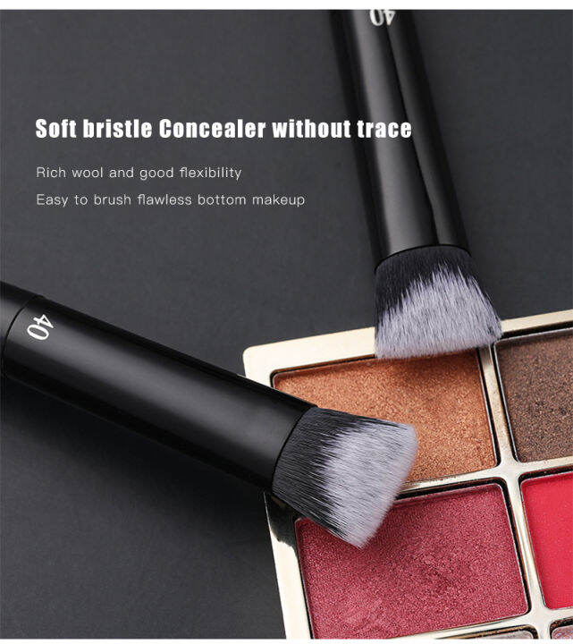 Bilian Kuas Concealer Foundation Rambut Lembut, 1 Buah Kuas Foundation ...