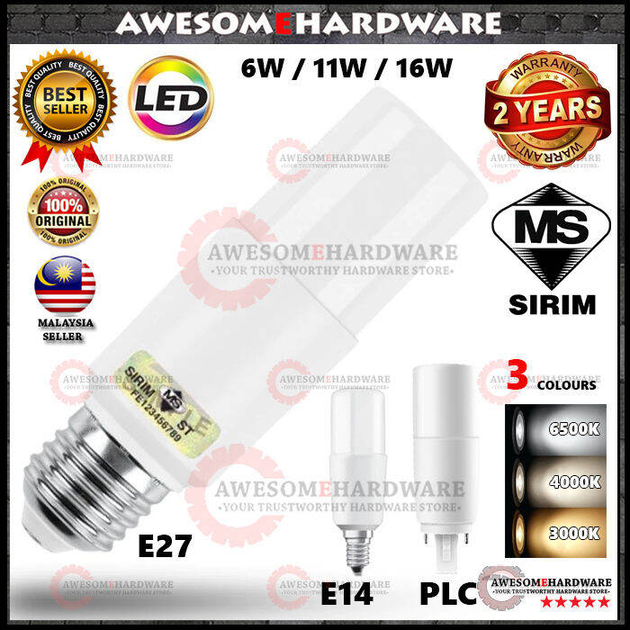 (SIRIM) PREMIUM VIVE LED STICK BULB 6W 11W 16W ENERGY SAVING LIGHT MENTOL LAMPU LED ES E27 E14 ...