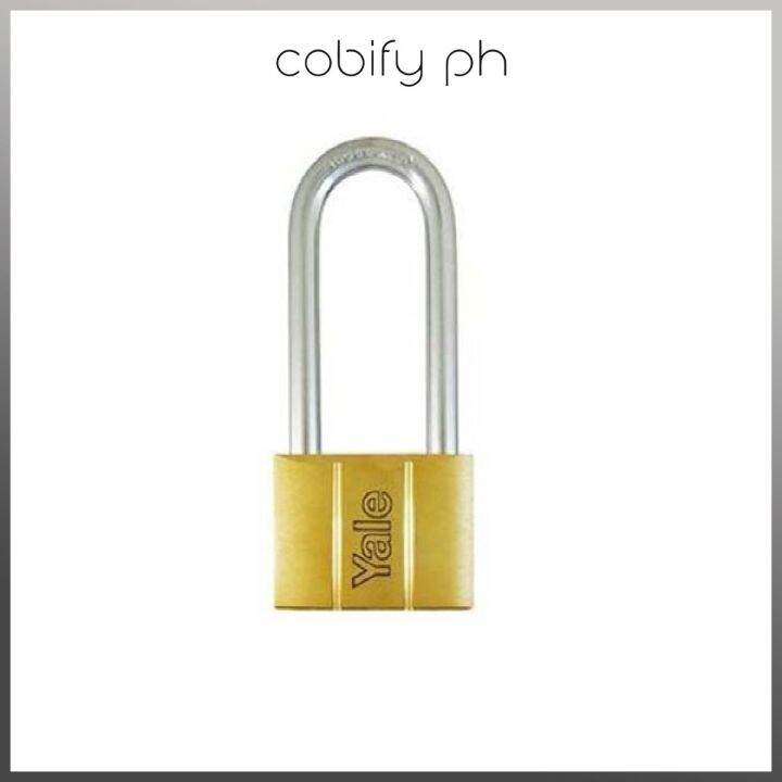 Yale Padlock Solid Brass 50Mm Long Shackle | Lazada PH