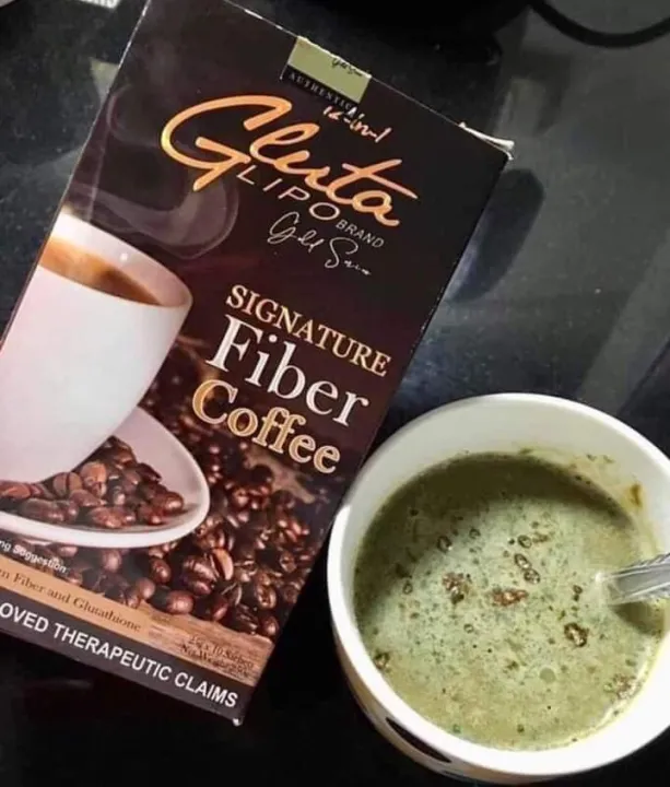 (ORIGINAL)12in1 Gluta Lipo Gold Series Signature Fiber Coffee Flavor Proven Safe and Effective ...