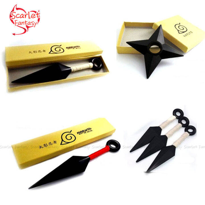 【high quality】Anime Naruto Shinobi Cosplay Ninja Weapons Props Kakashi ...