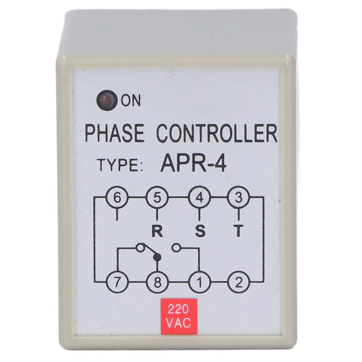 CKCTELAY Phase Protector รีเลย์อุปกรณ์ป้องกันมอเตอร์กันน้ำ Aprv4 4 ...