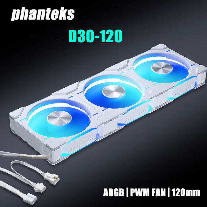 Phanteks D30-120 case 120mm Fan Regula/ Reverse Airflow 4pin PWM, 30mm ...