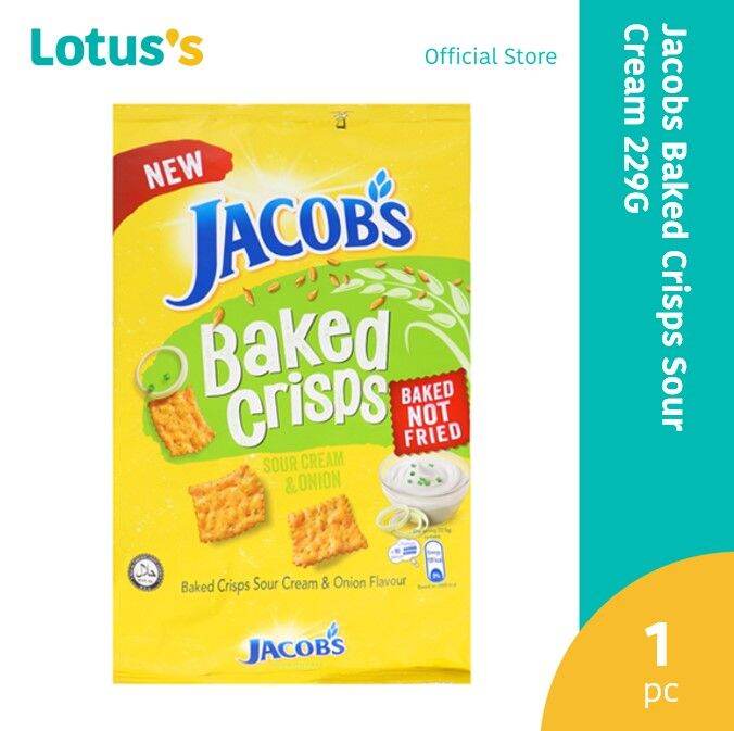 Jacobs Baked Crisps Sour Cream 229G | Lazada