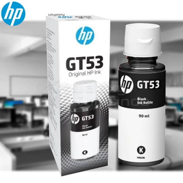 Original HP Ink Bottles GT53 Black | Tinta Botol Warna Hitam Hp Deskjet ...