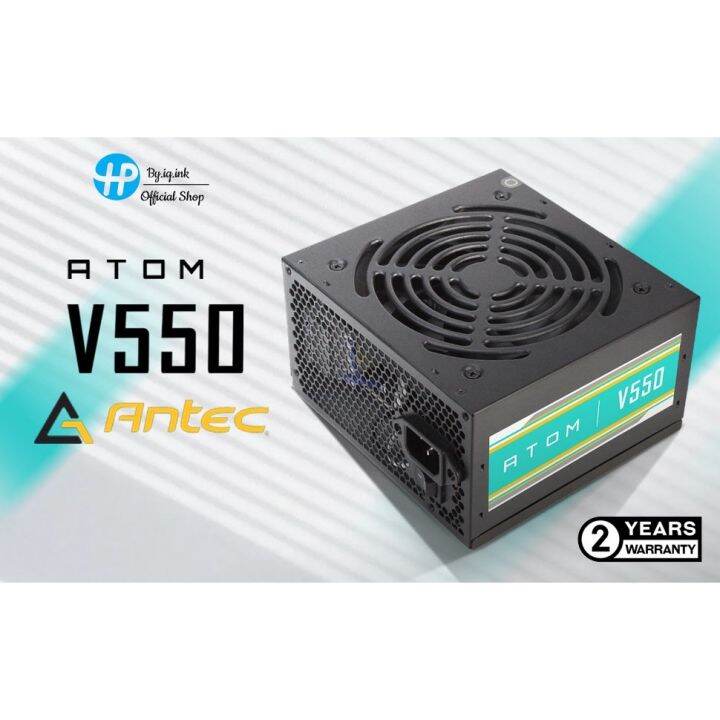 POWER SUPPLY (อุปกรณ์จ่ายไฟ) ANTEC ATOM V550 550W ประกัน 3ปีของแท้ ...