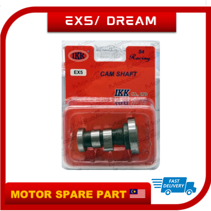 IKK EX5 RACING CAMSHAFT CAM SHAFT CAM S4 EX5 / EX5 DREAM MADE IN JAPAN 100% ORIGINAL IKK GENUINE ...