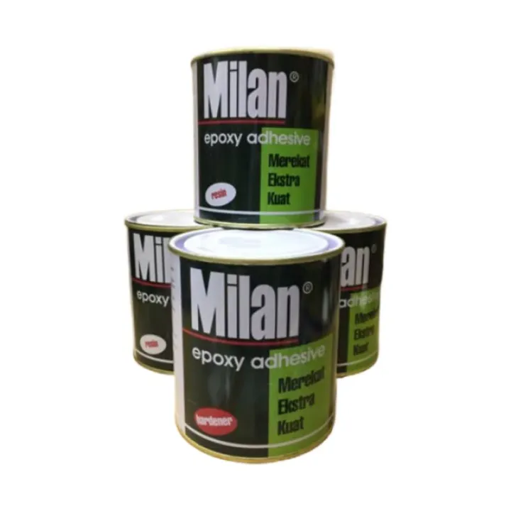 MILAN LEM EPOXY KALENG-EPOXY ADHESIVE (RESIN+HARDENER) 2 KG | Lazada ...