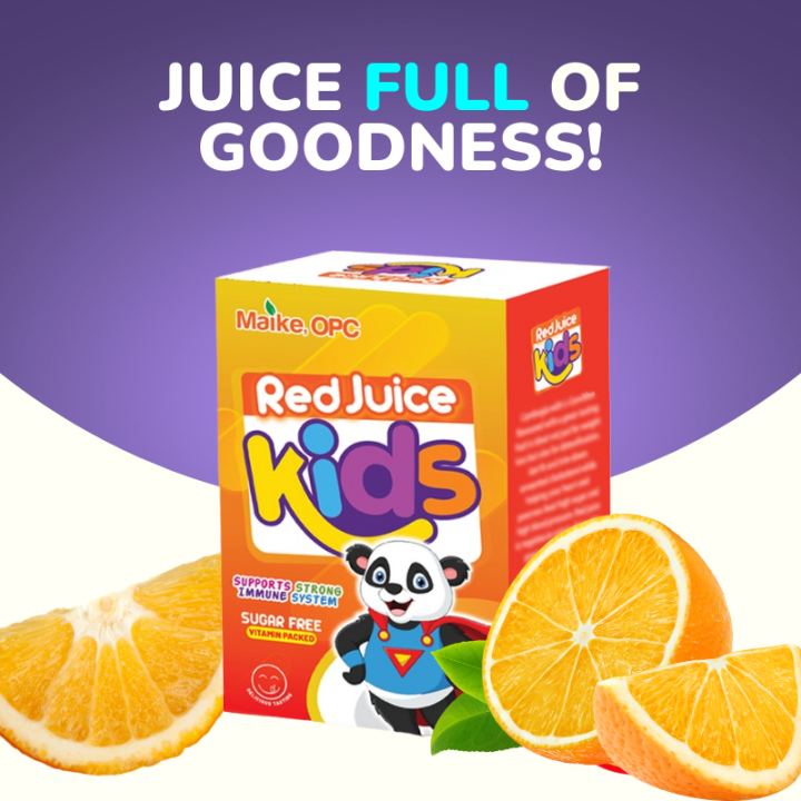 *Growing Strong w/ Every Sip of Red Juice Kids!* 1 Box (7 Sachets) No ...