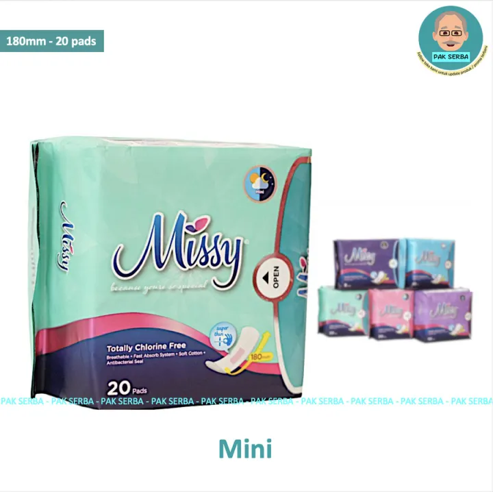 Pembalut Wanita / Pembalut Missy MINI | Lazada Indonesia Pembalut Wanita / Pembalut Missy MINI | Lazada Indonesia