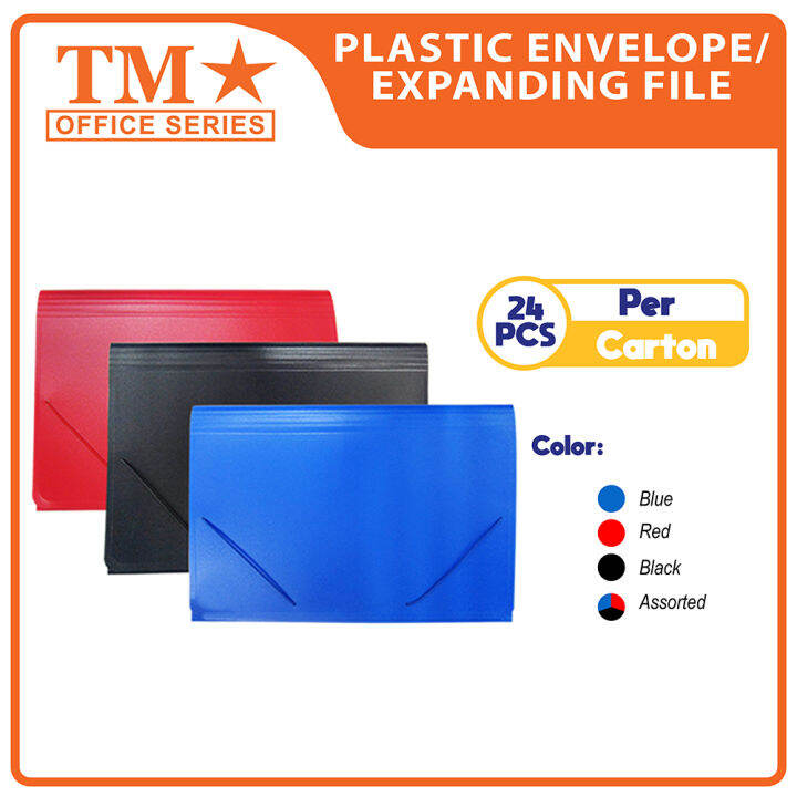 TM Expanding File with Garter x 24 pcs | Lazada PH
