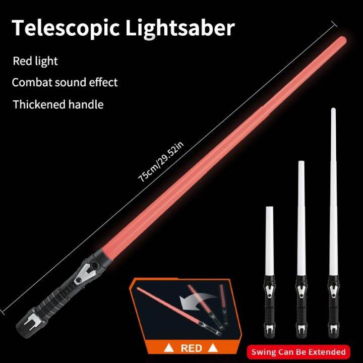 Lightsaber Toys Child Scalable Laser Sword Light Saber Sound ...