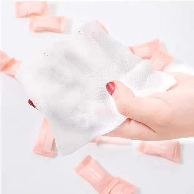20 pcs Compressed towel disposable candy cleansing towel, travel-shaped ...