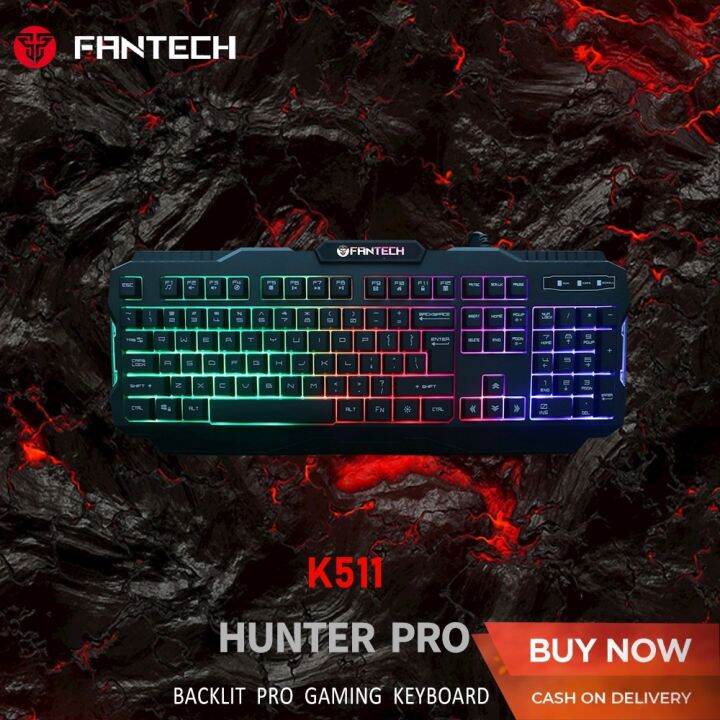 Fantech K511 RGB Gaming Keyboard - 64 Keys Keypad / Keyboard Multi ...