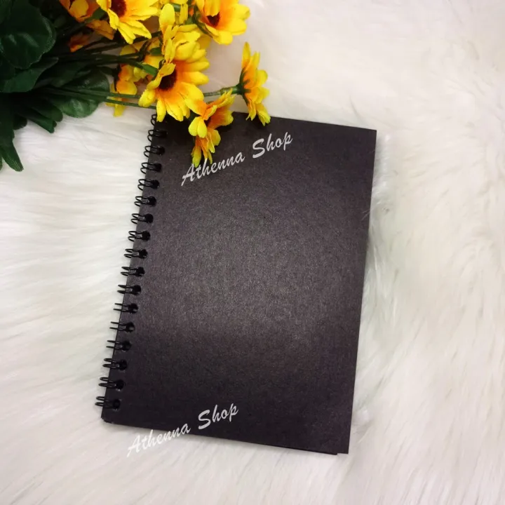 Buku Hitam Polos Ring A6/Buku Sketsa Hitam/Sketch Book | Lazada Indonesia