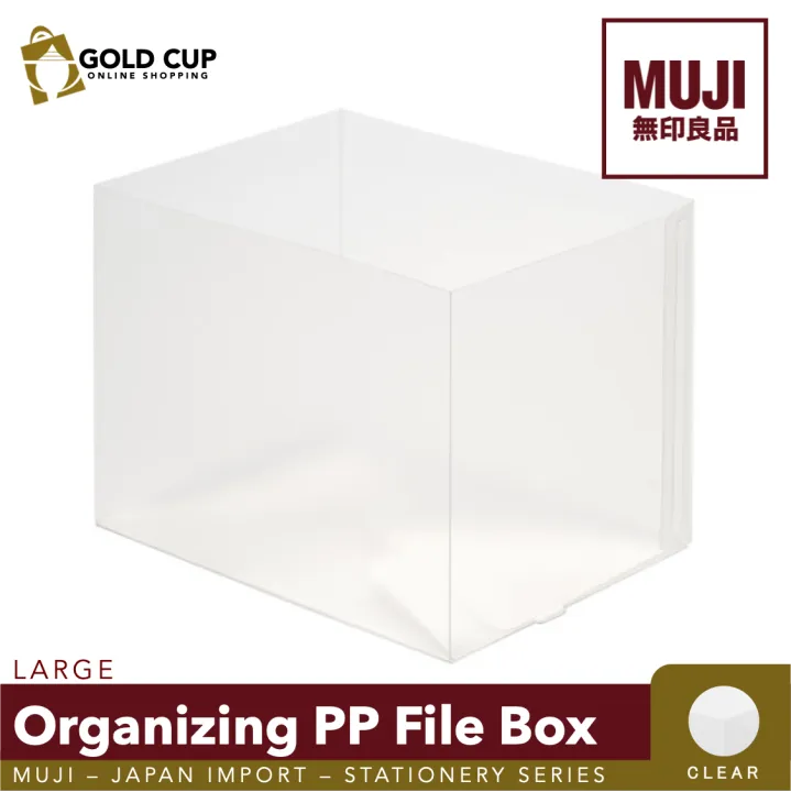 MUJI Organizing Box for PP File Box - Large (File Boxes) | Lazada PH