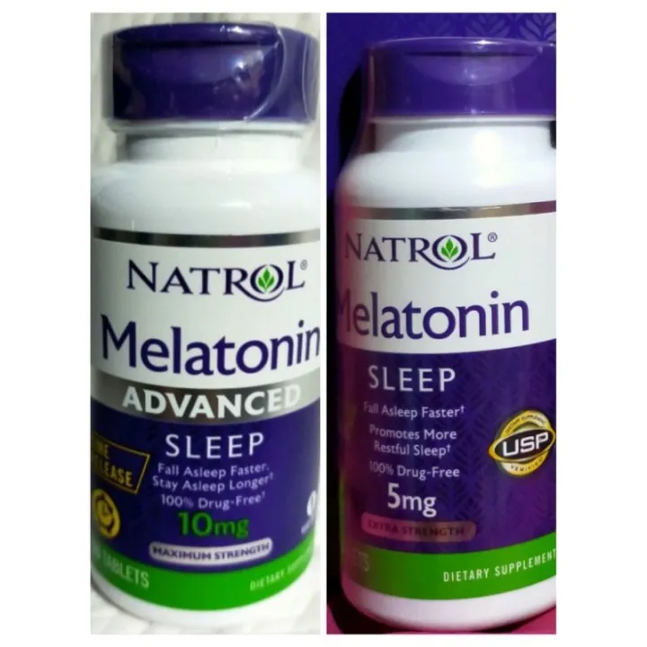 The new 2022 Natrol Melatonin Advanced Sleep 10 mg 100 drug free 60 ...