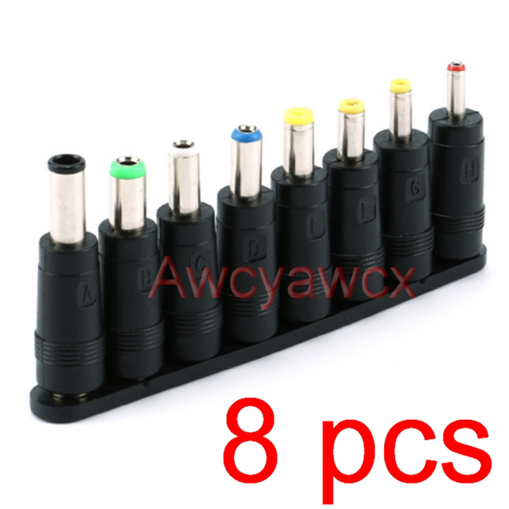1lot = 8pcs DC Power Jack 5.5mm x 2.1mm Female plug To 6.5mm 6.3mm 4.8mm 4.4mm 4.0mm 3.5mm 2.5mm ...