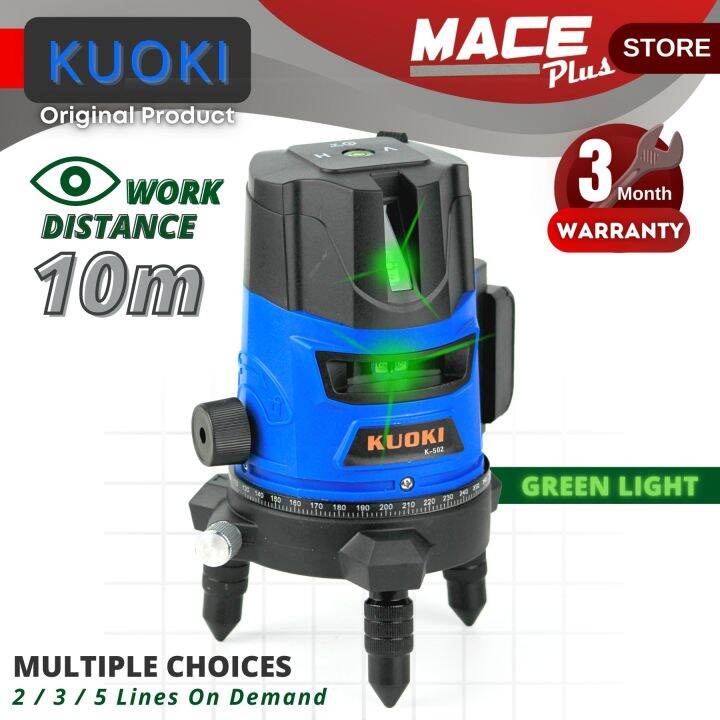 KUOKI Automatic Leveling Laser Instrument Laser Level 2 Lines 3Lines ...